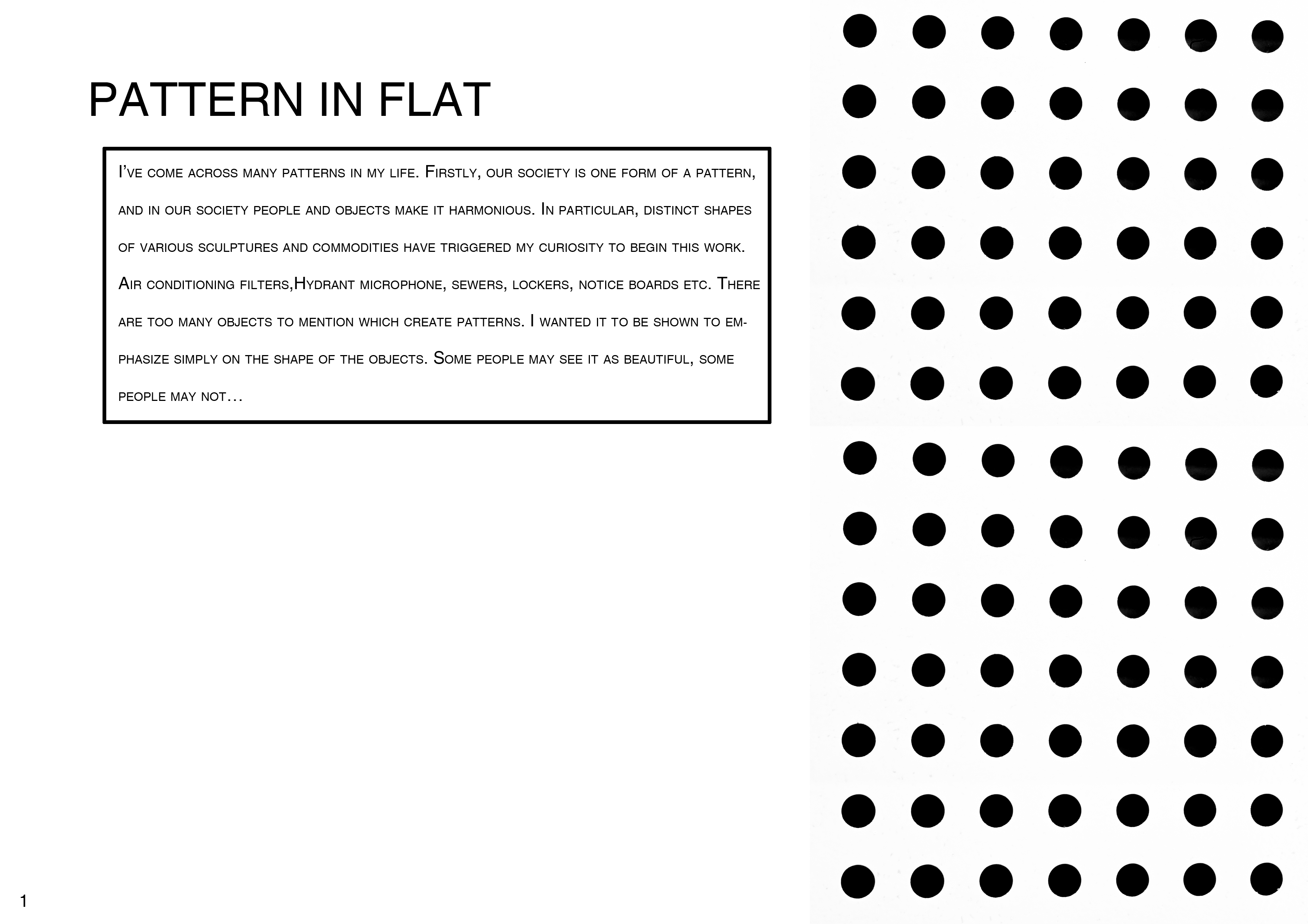 PATTERN IN FLAT